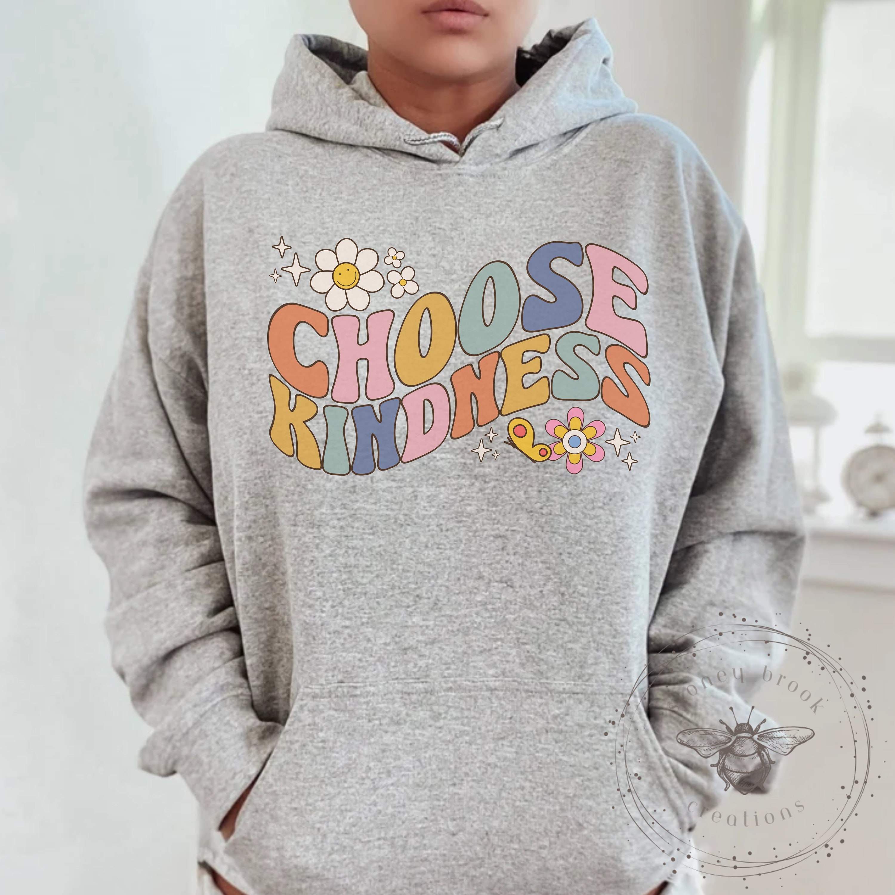 Retro Choose Kindness Be Kind Hoodie Sweatshirt Sweater, Choose ...