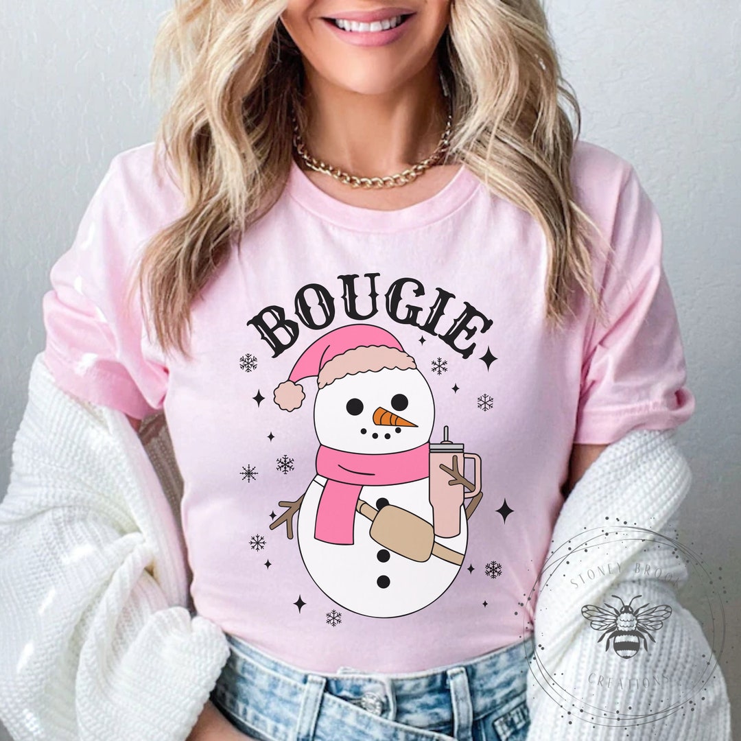 Bougie Snowman Winter Shirt Bougee Boojee Snowman Christmas - Etsy