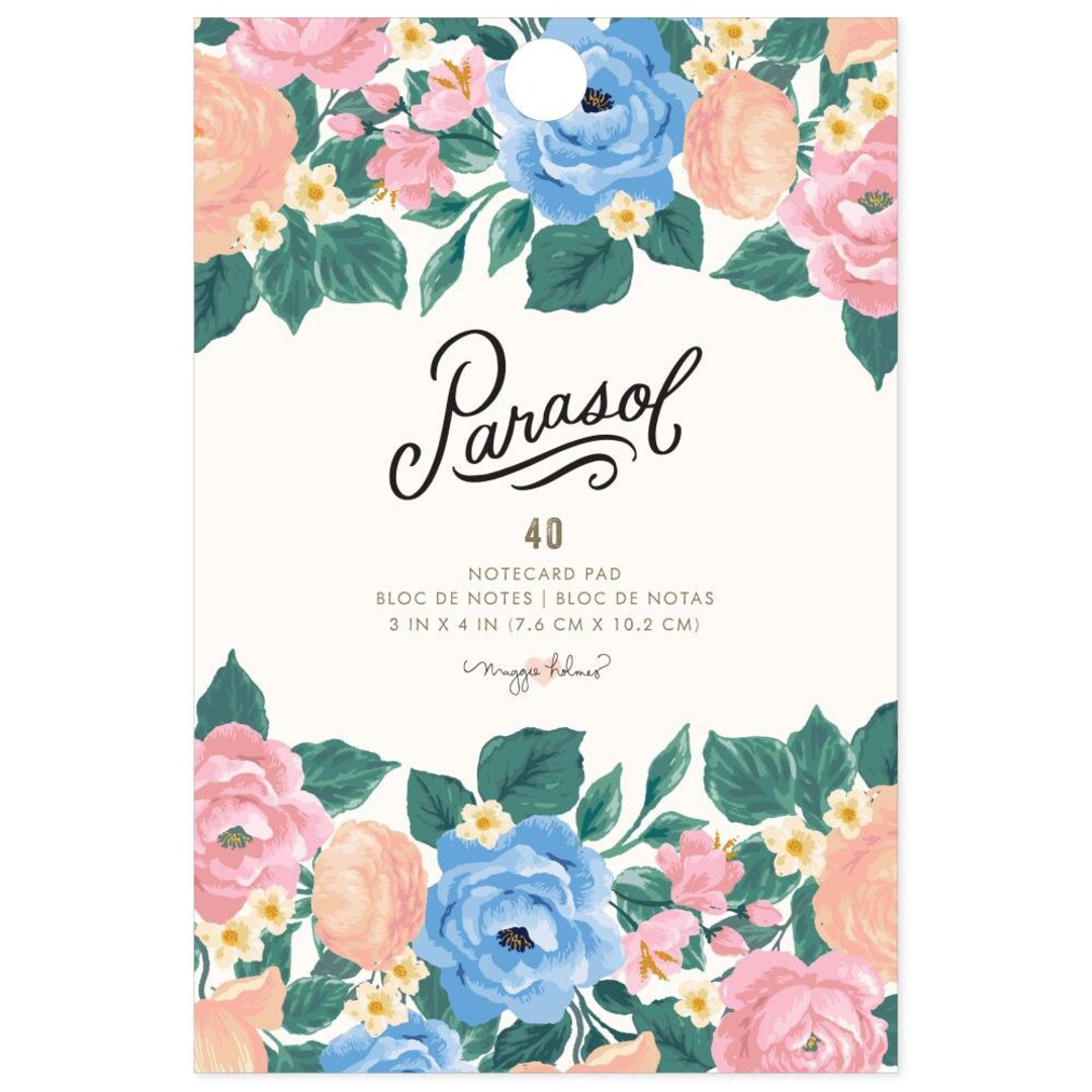 Maggie Holmes Parasol 3x4 Notecard Pad MH013908 - Etsy