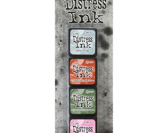 Ranger Ink Tim Holtz Distress Ink Pads Mini Ink Kit Sixteen - Etsy