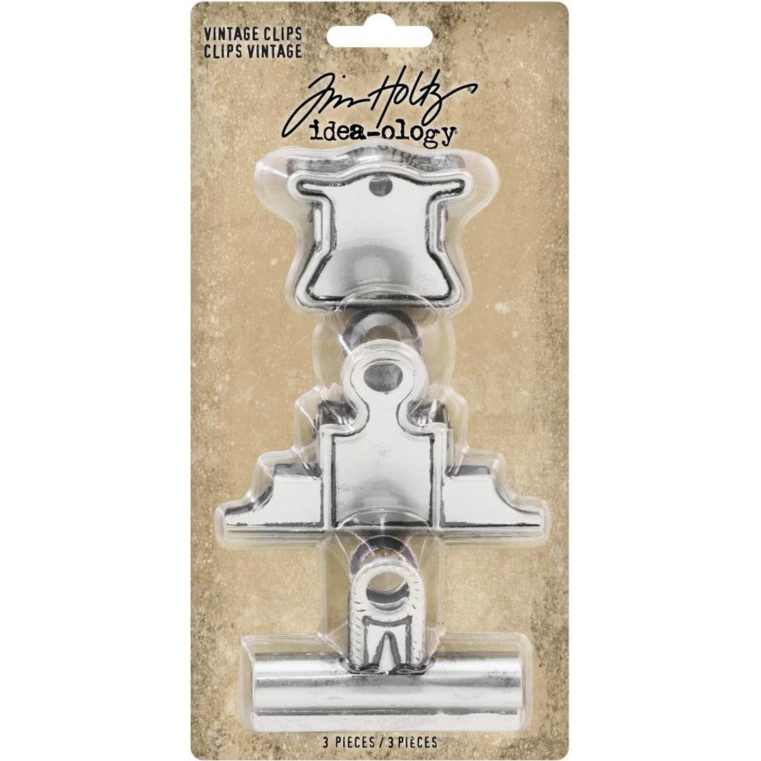 Tim Holtz Idea-ology Metal Vintage Clips, 3/pkg (TH93795) - Etsy