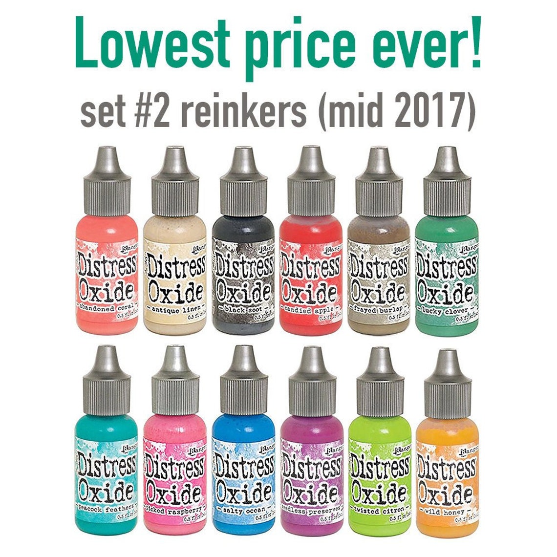 Distress Oxide Reinkers Set 2 mid 2017 by Tim Holtz All | Etsy