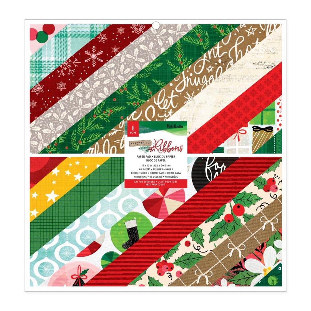 Vicki Boutin Wrapped in Ribbons 12"x12" Paper Pad, 48/pkg ...