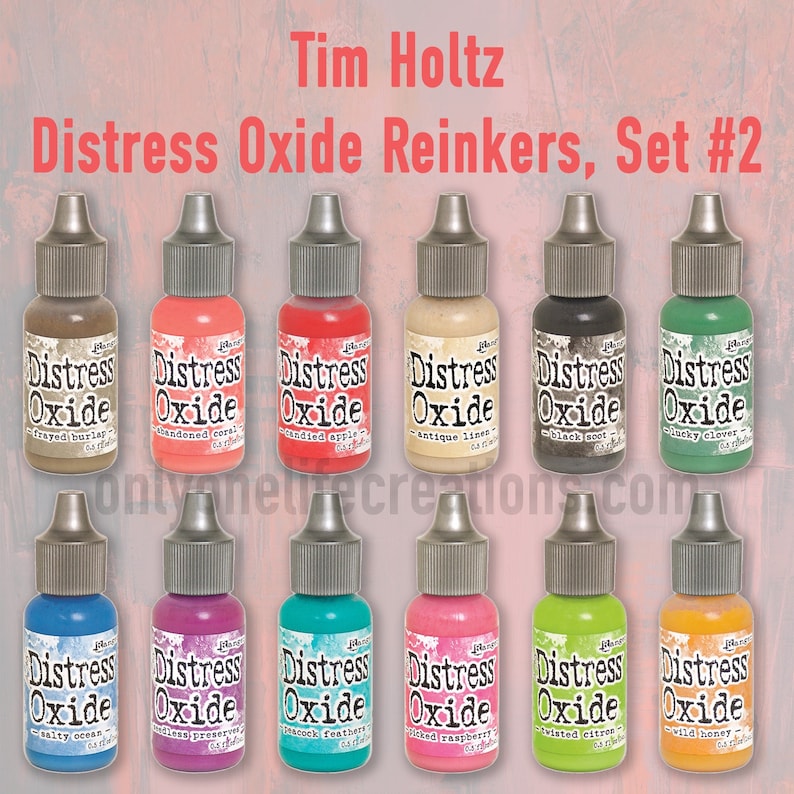Distress Oxide Reinkers Set 2 mid 2017 by Tim Holtz All - Etsy