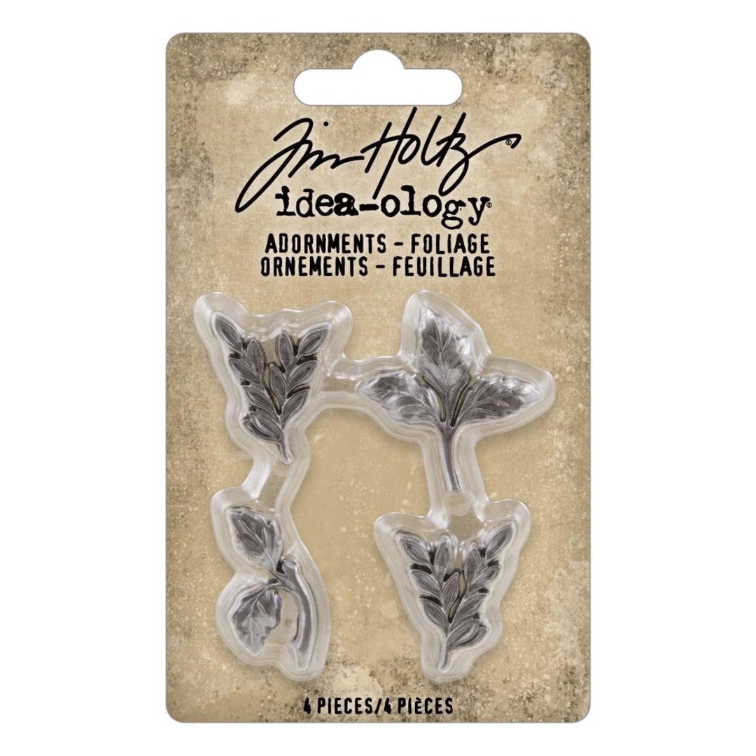 Tim Holtz Idea-ology Metal Adornments: Foliage, 4/pkg TH94311 - Etsy