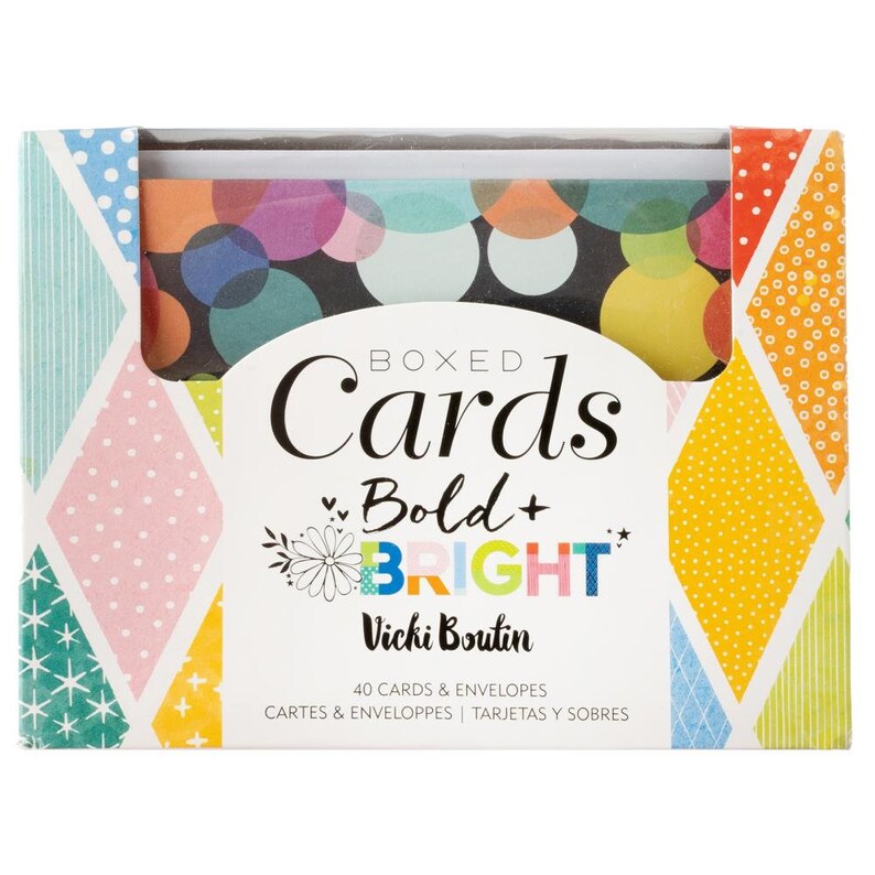 Vicki Boutin Bold and Bright A2 Cards W/envelopes, 40/box 5A0026JZ1G91S ...