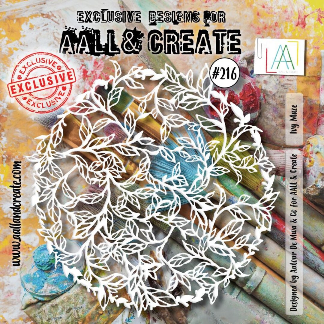 AALL and Create 6x6 Stencil: Ivy Maze ALLPC216 - Etsy