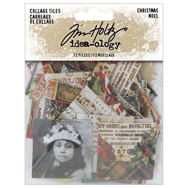 Tim Holtz Christmas Collage - Etsy