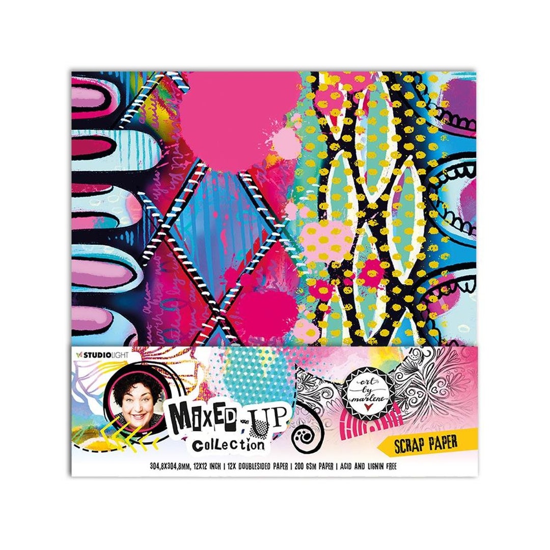 Art by Marlene Mixed up 12x12 Background Paper: Nr. 14, 12 Designs ...
