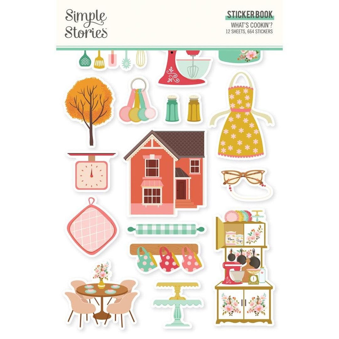 Simple Stories What's Cookin'? Sticker Book (WC21123) - Etsy