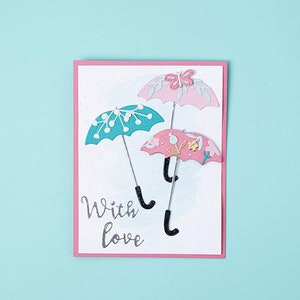 Sizzix Thinlits Dies: Flowers in Umbrella by Olivia Rose | Etsy