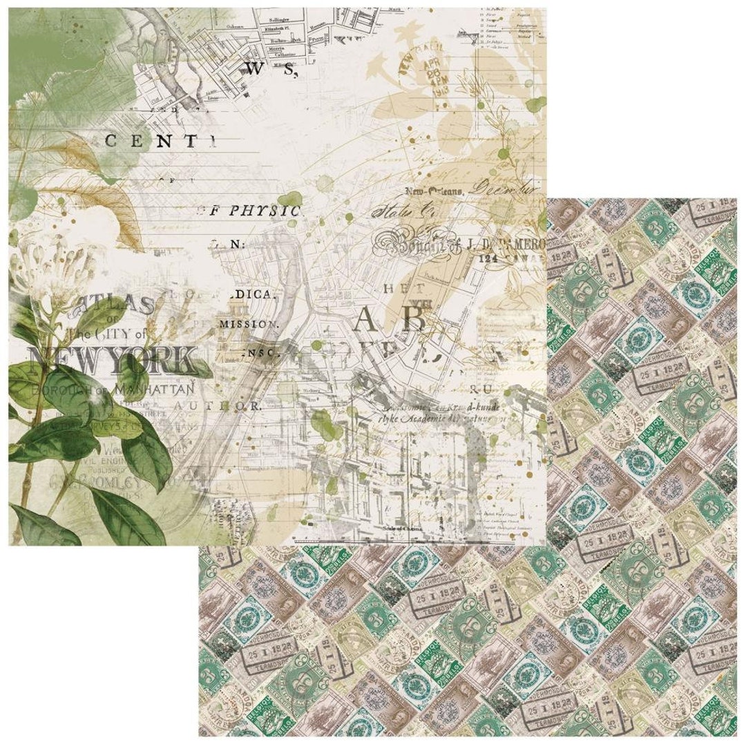 49 and Market Wherever 12x12 Double-sided Cardstock: Map It Out ...