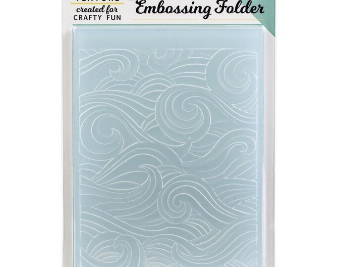 Memory Box 3D Embossing Folder: Waves EF1013 - Etsy