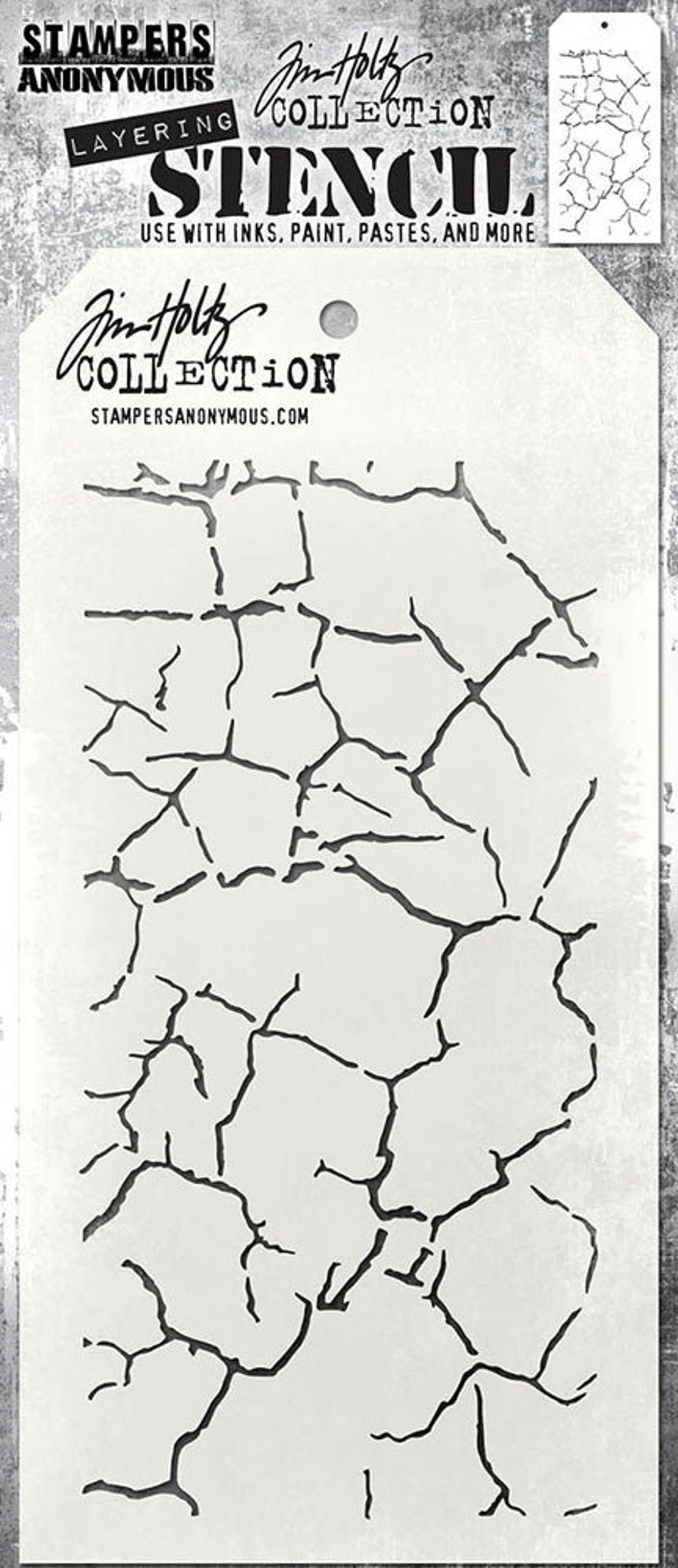 Tim Holtz 4x8.5 Layering Stencil: Fractured THS171 - Etsy
