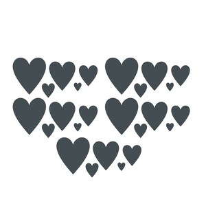 Sizzix Thinlits Die: Stacked Tiles Hearts, by Tim Holtz, 25/pkg 665858 - Etsy