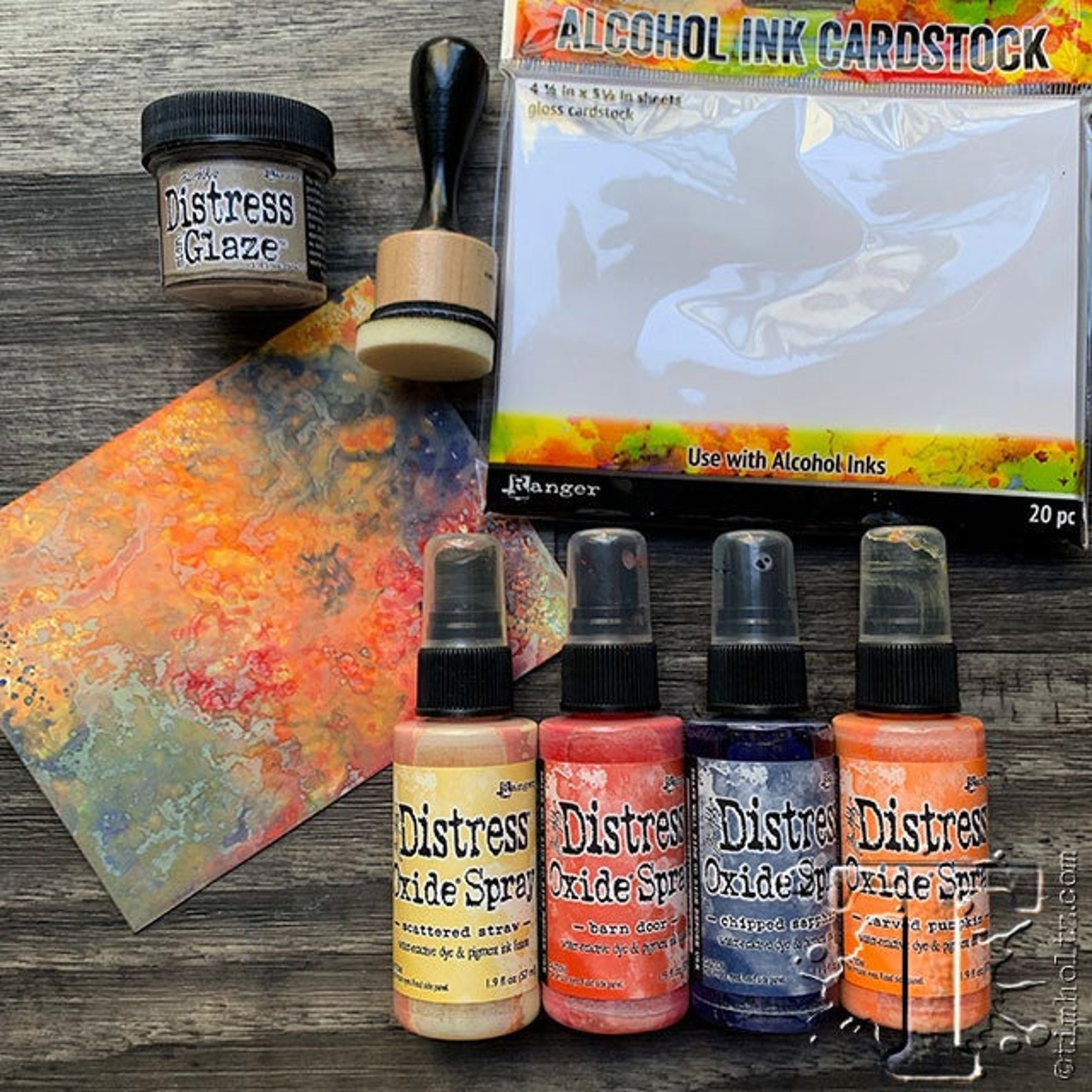 Tim Holtz Distress Oxide Sprays Set 4 sept '19 12 - Etsy