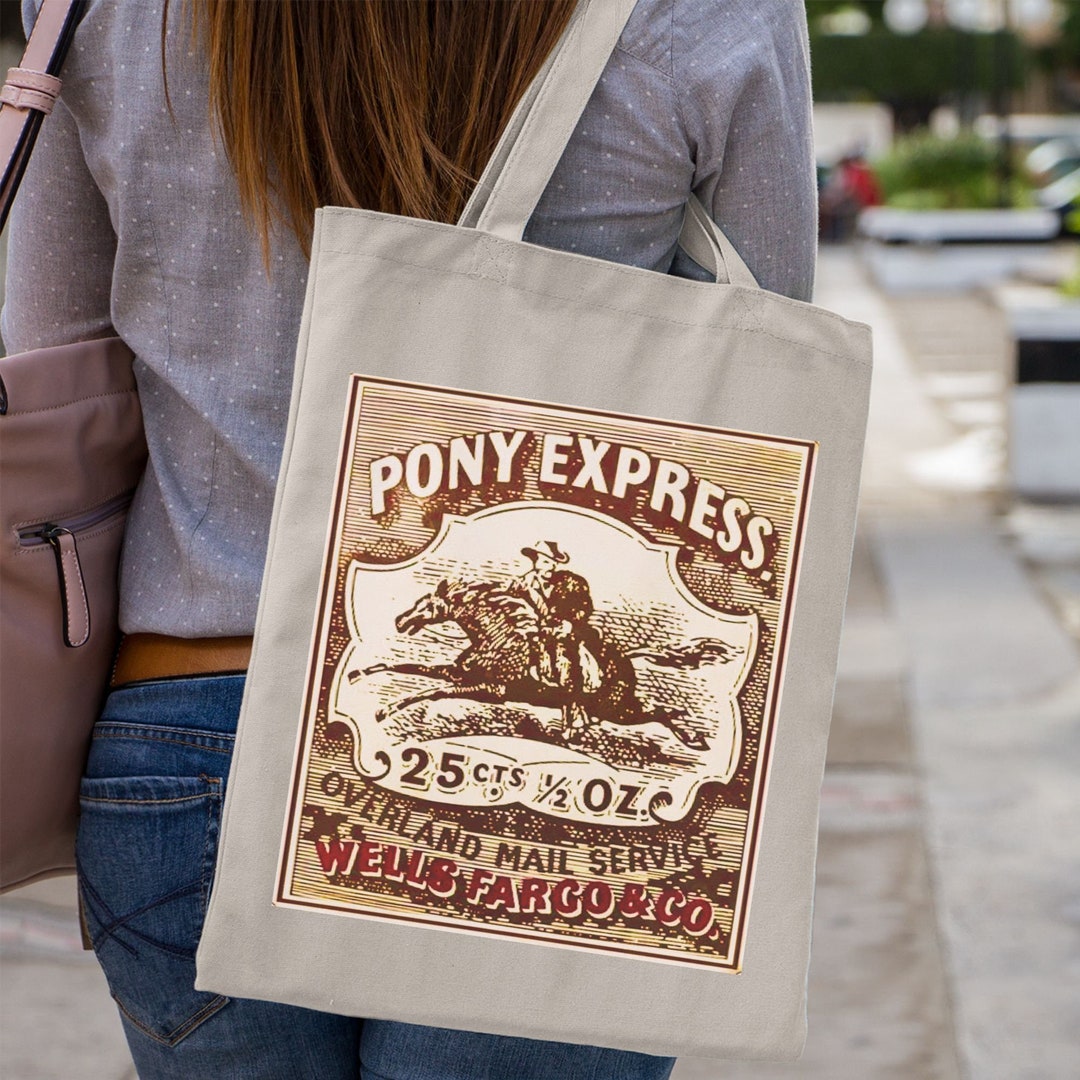 Pony Express Tote Bag Replica, Fun Tote Bag, Gift for Cowgirls, Gift ...