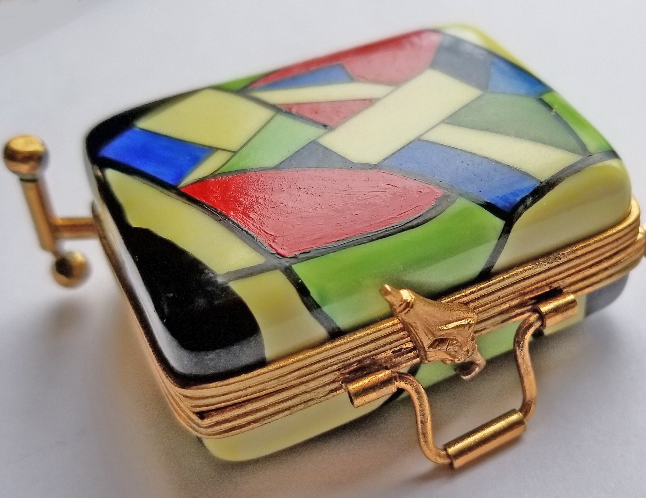 Vintage Limoges Luggage With Wheels and Umbrella Latch - Etsy