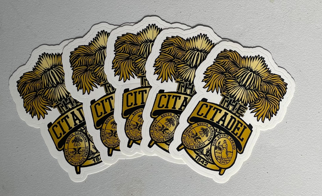 The Citadel Hat Brass Sticker - Etsy