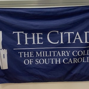 The Citadel PT Barracks Logo Flag - Etsy