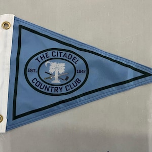 The Citadel Country Club Sailing Burgee Flag - Etsy