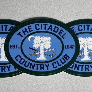 The Citadel Country Club Sticker - Etsy