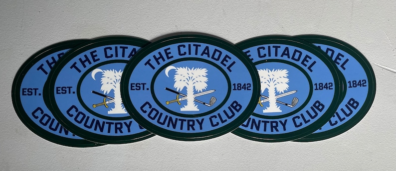 The Citadel Country Club Sticker - Etsy