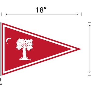 Big Red Sailing Burgee Flag - Etsy