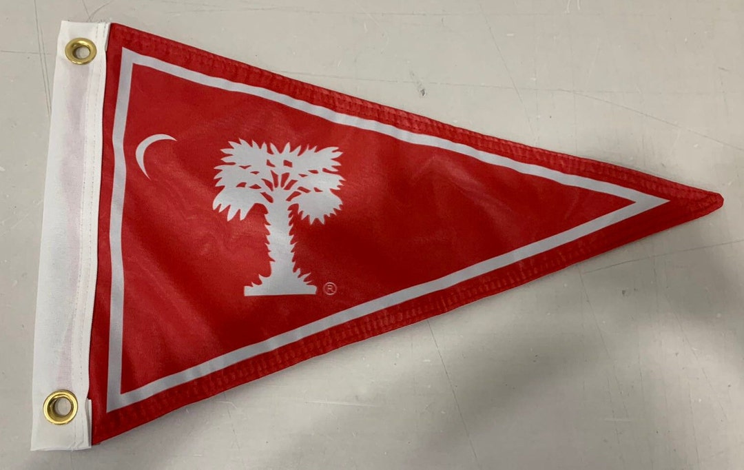 Big Red Sailing Burgee Flag - Etsy