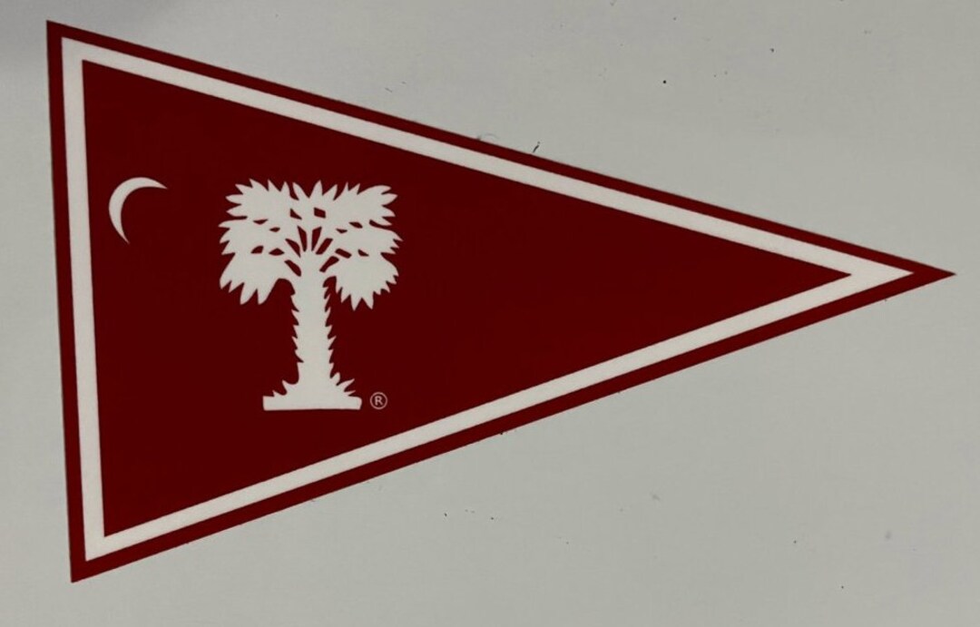 Big Red Sailing Burgee Sticker - Etsy