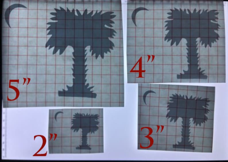 Citadel Big Red Palmetto Sticker - Etsy