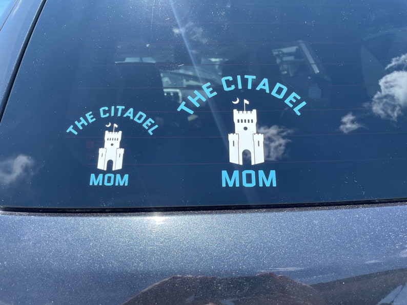The Citadel Mom, Dad, Family Sticker - Etsy