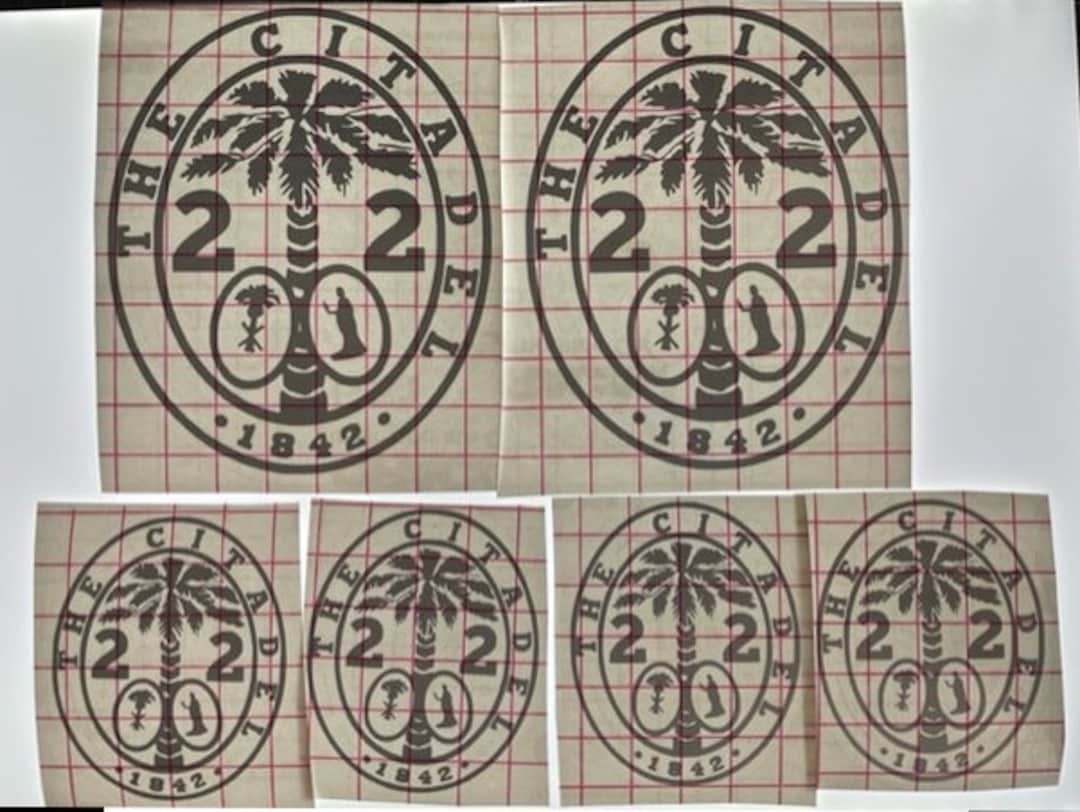 Noncadet - Veteran/ Graduate College Citadel Ring Vinyl Sticker - Etsy