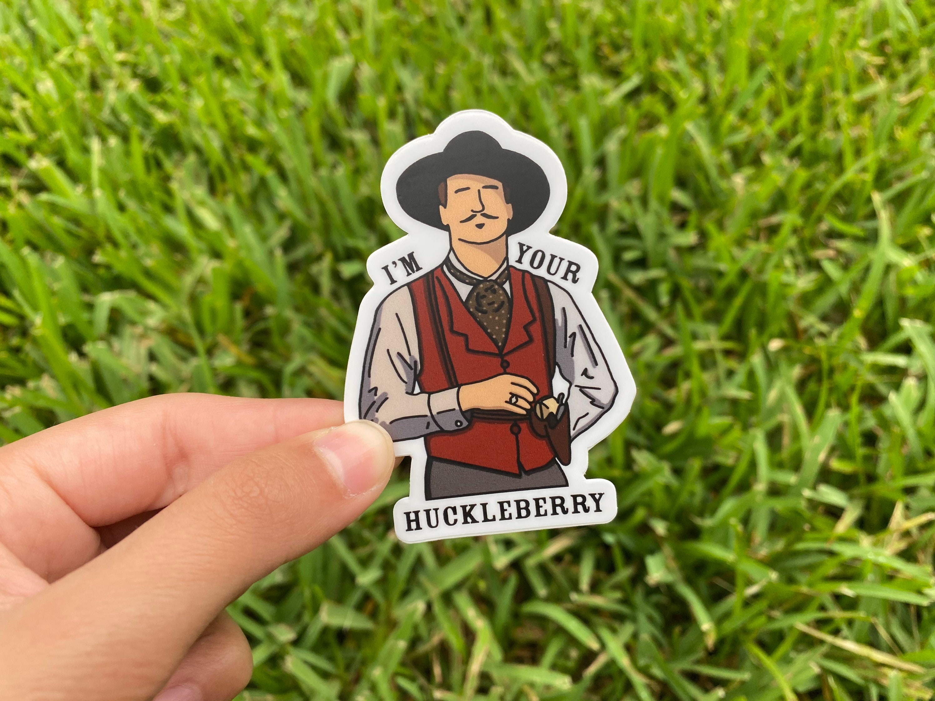 Im Your Huckleberry Sticker | Etsy