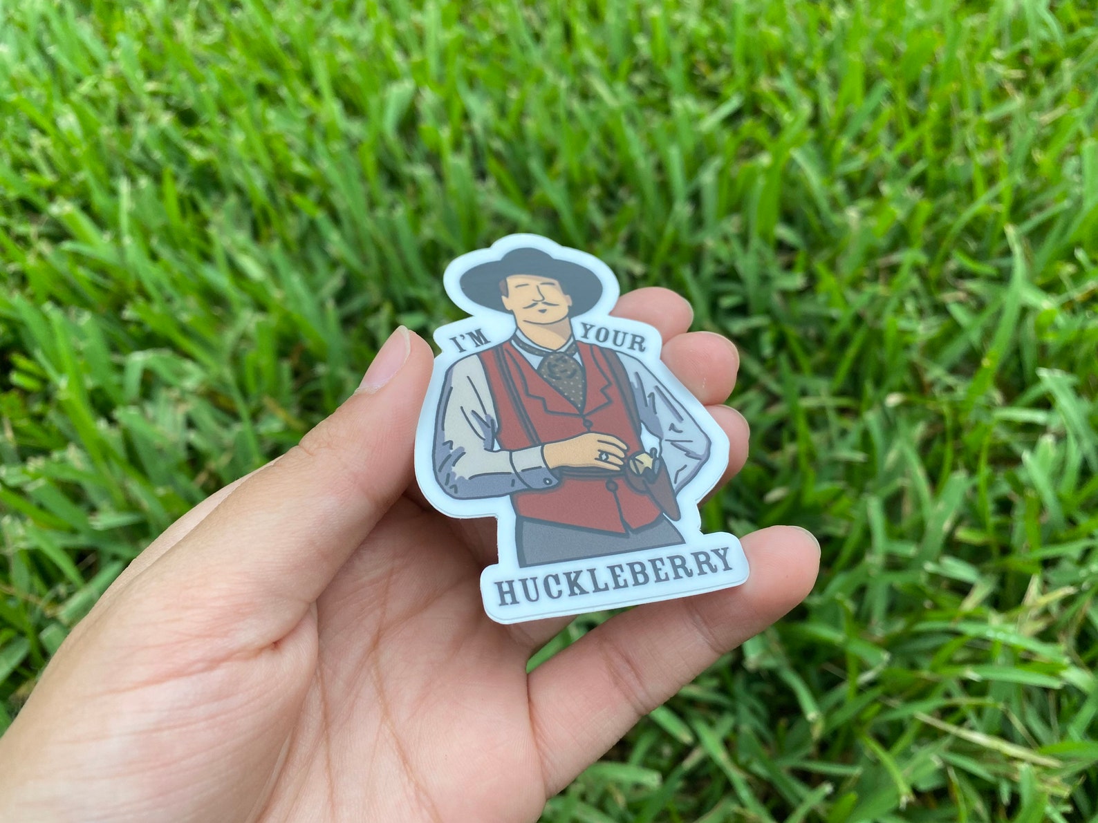 Im Your Huckleberry Sticker | Etsy