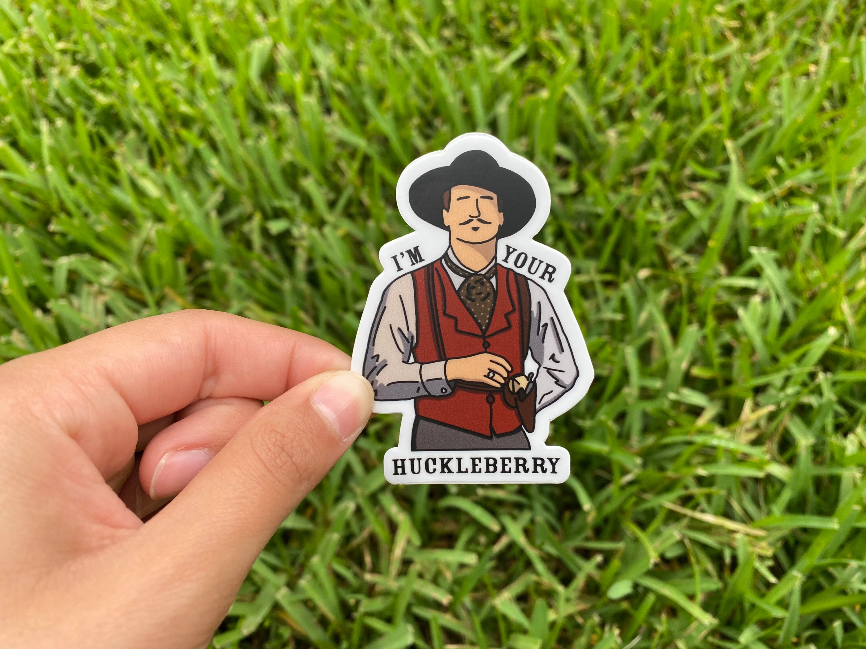 Im Your Huckleberry Sticker | Etsy