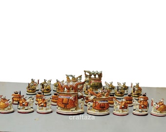 Indian Chess Set | Etsy