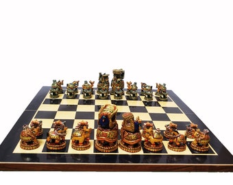 Indian Chess Set | Etsy