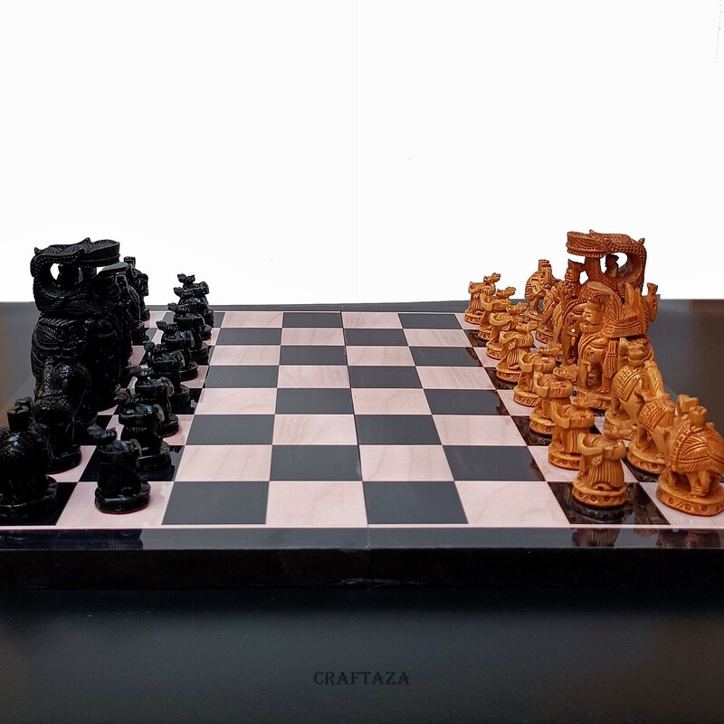 Indian Chess Set - Etsy