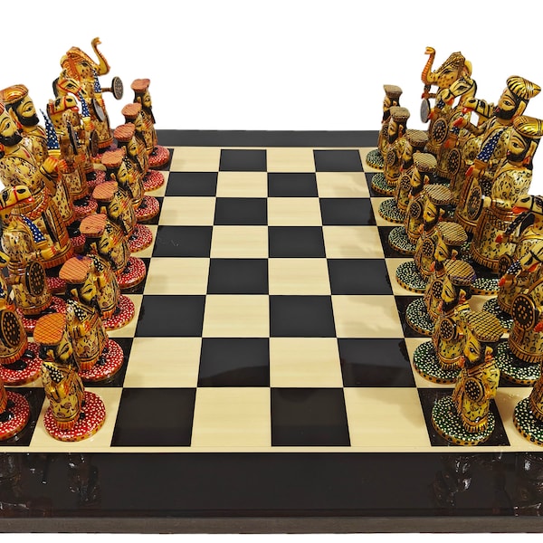 Indian Chess Set - Etsy