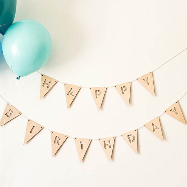Birthday Pennant Banner - Etsy