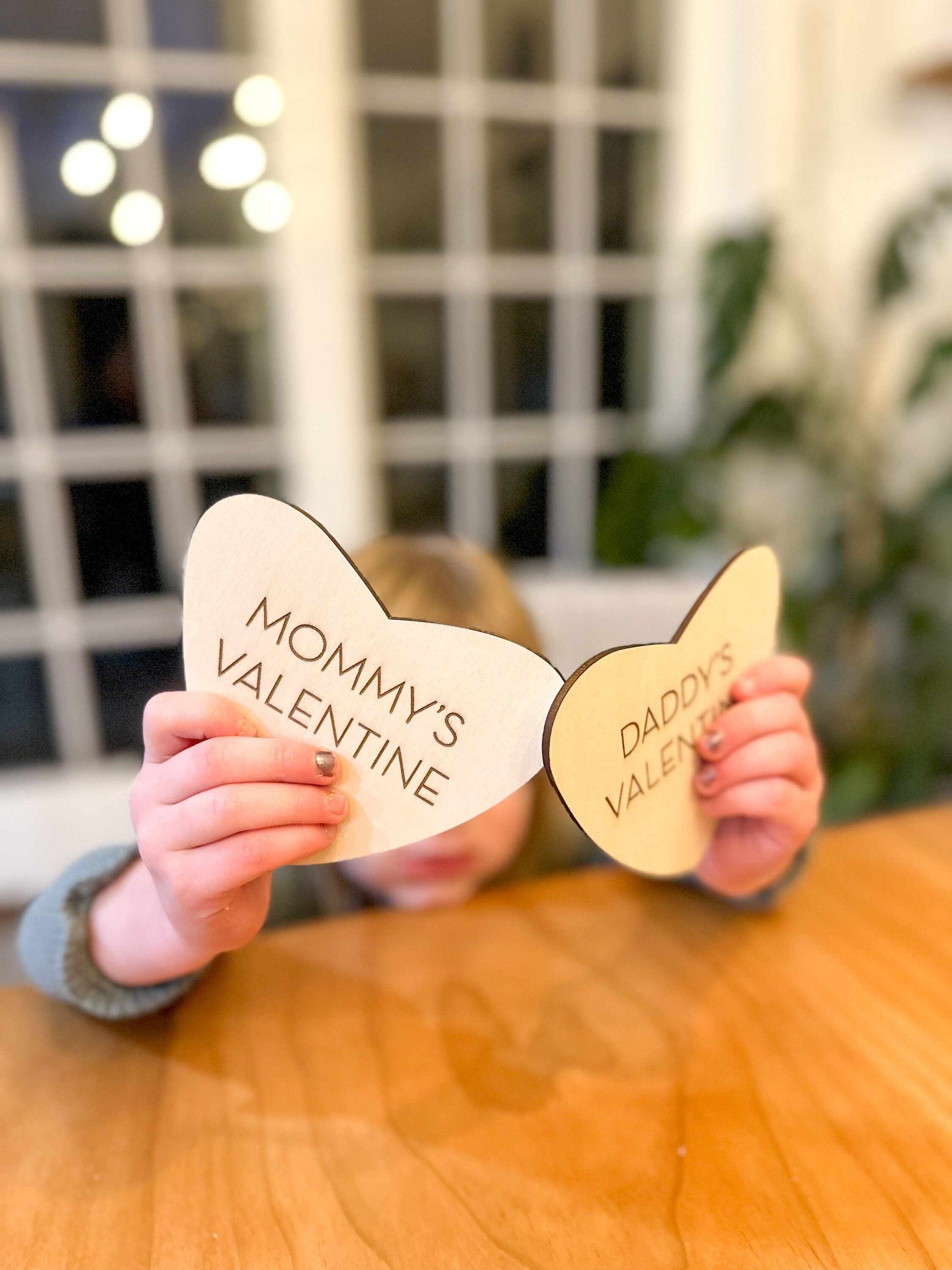 Mommy’s Valentine, Daddy’s Valentine, Valentines Day Gift for Toddler ...
