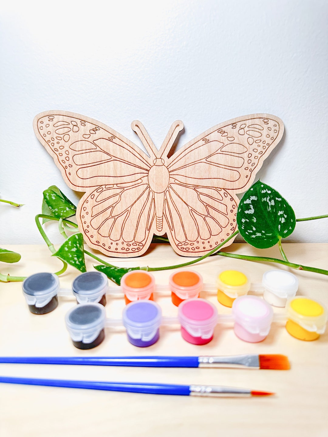 DIY Easter Butterfly Paint Kit, Gifts for Spring, Easter Spring Craft Kit, Easter Bunny Gifts ...