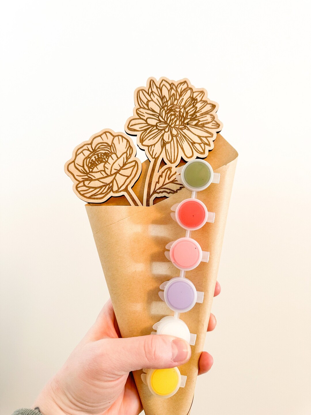 DIY Spring Flower Paint Kit, Mothers Day Gift for Grandma and Mom ...