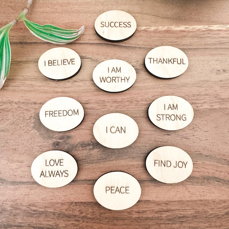 Affirmation Stones - Etsy