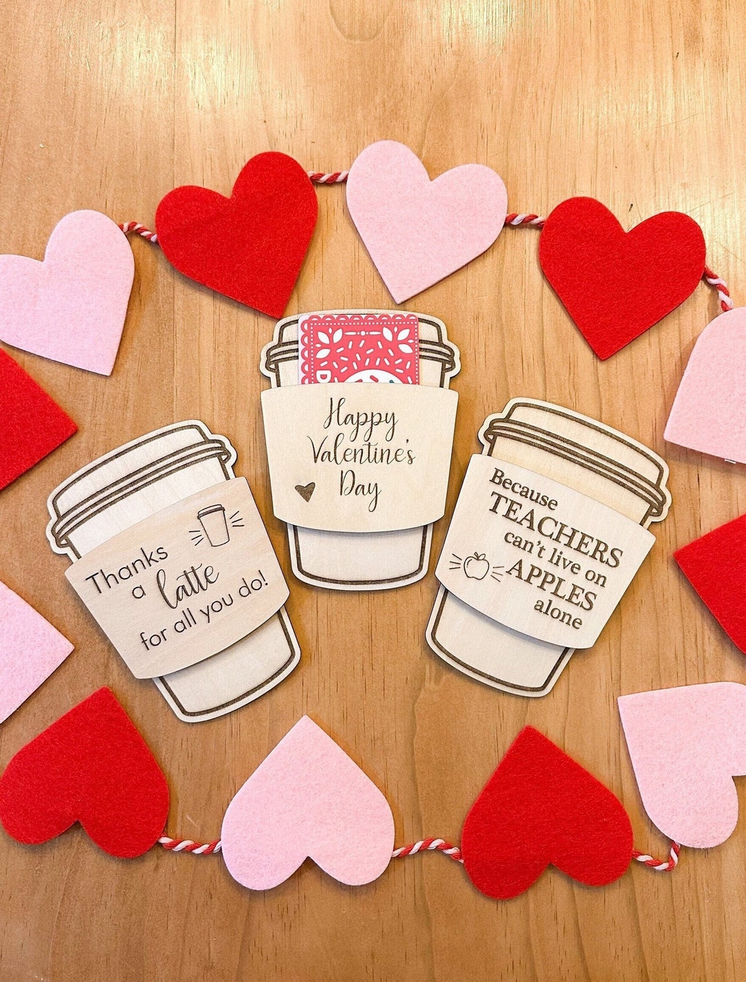 Gift Card Holder Valentines Day, Gift for Teacher From Student ...