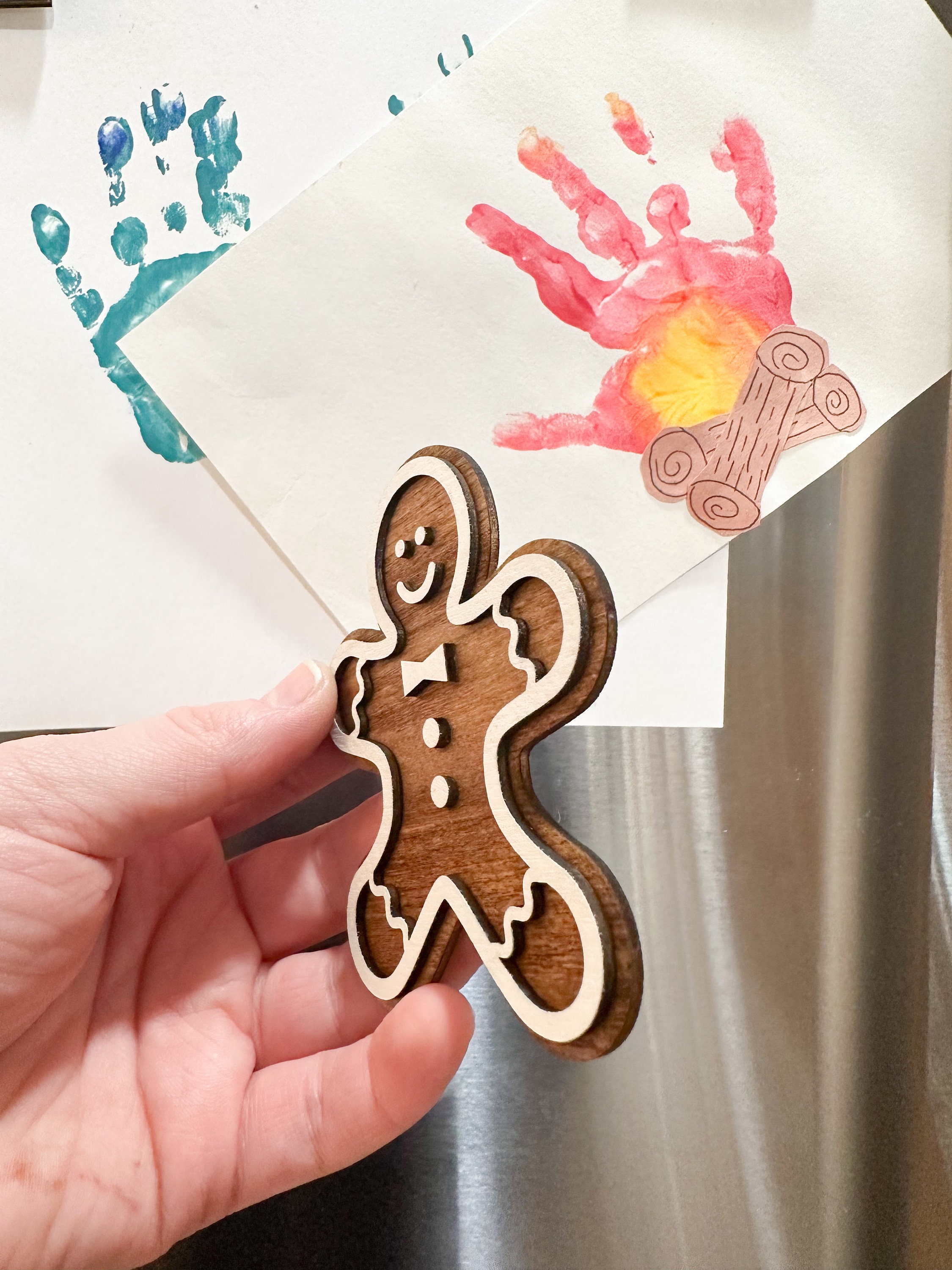 Gingerbread Cookie Magnet Cookies for Santa Cookie Holiday - Etsy