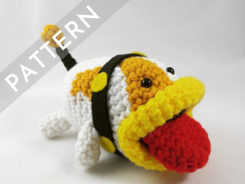 Poochy Amigurumi Crochet PATTERN Yoshi's Woolly World - Etsy Canada