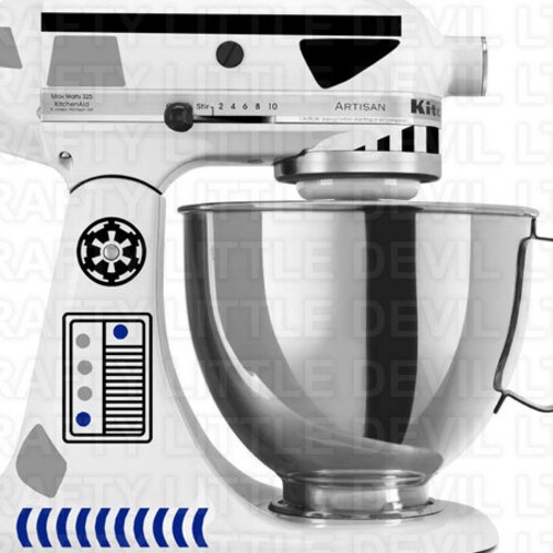 Star Wars Inspired Stormtrooper Mixer Decal Set - Etsy