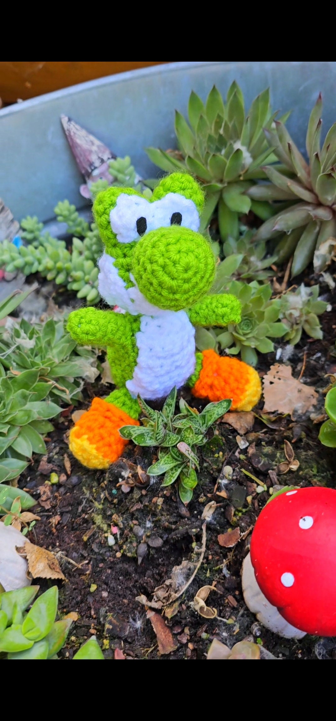 Baby Yoshi Crochet Doll Amigurumi - Etsy